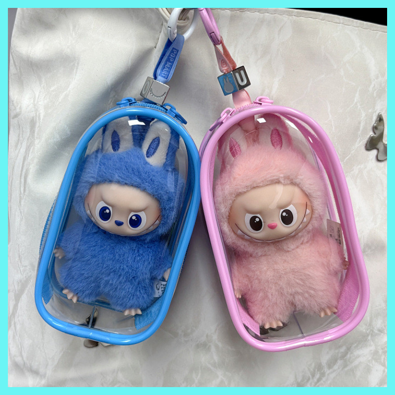 10cm Labubu 4.0 High Transparent Travel Bag（no doll） | Shopee Philippines
