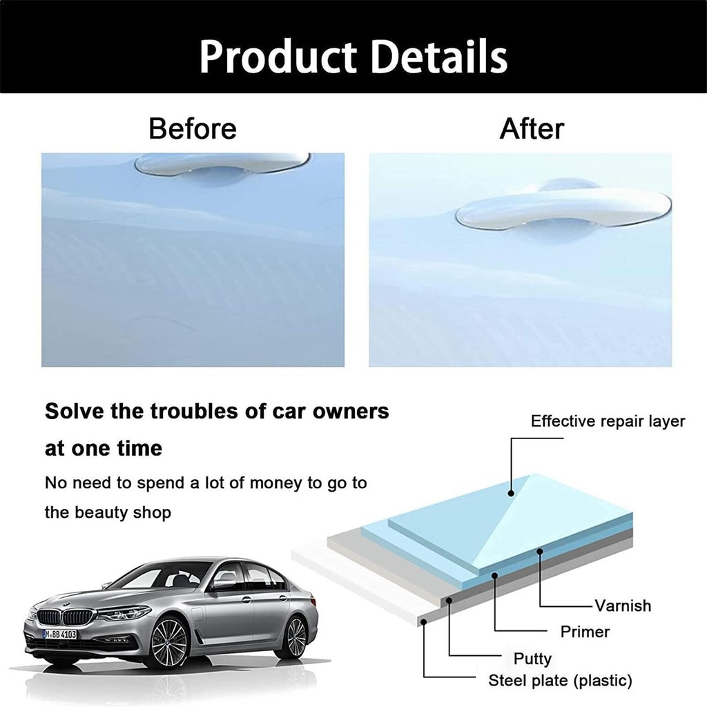 Nano Car Scratch Remover Cloth Magic Car Scratch Repair Clothes ...