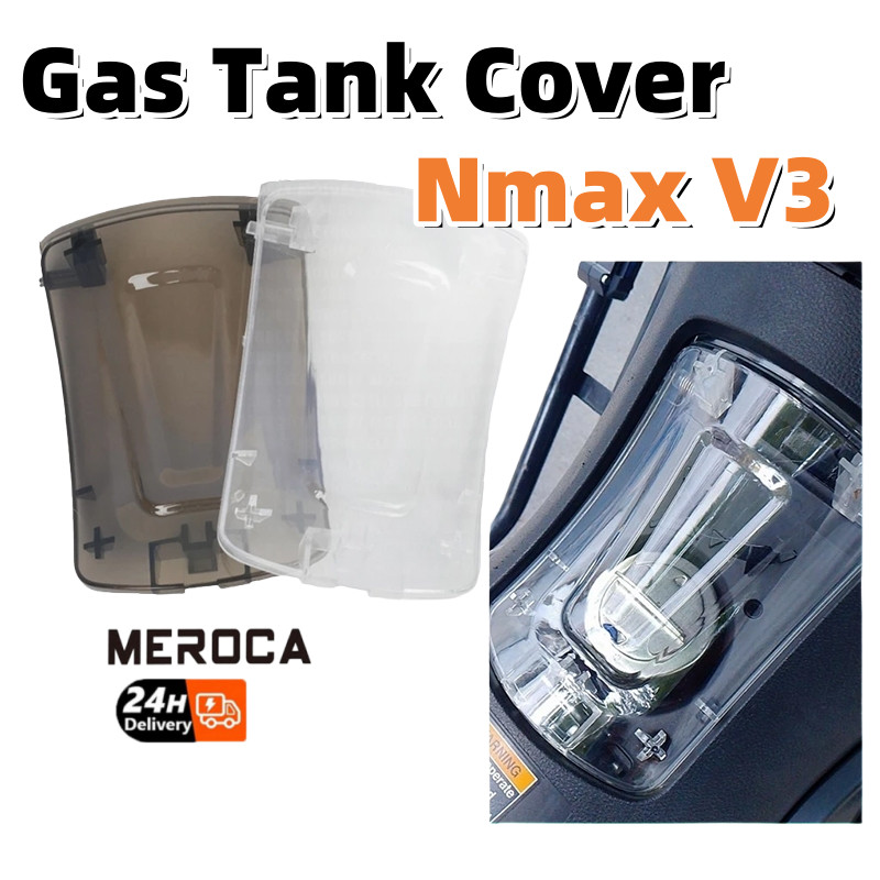 Yamaha Nmax V3 Gas Tank Cover Transparent Carbon ABS Plastic Easy To ...