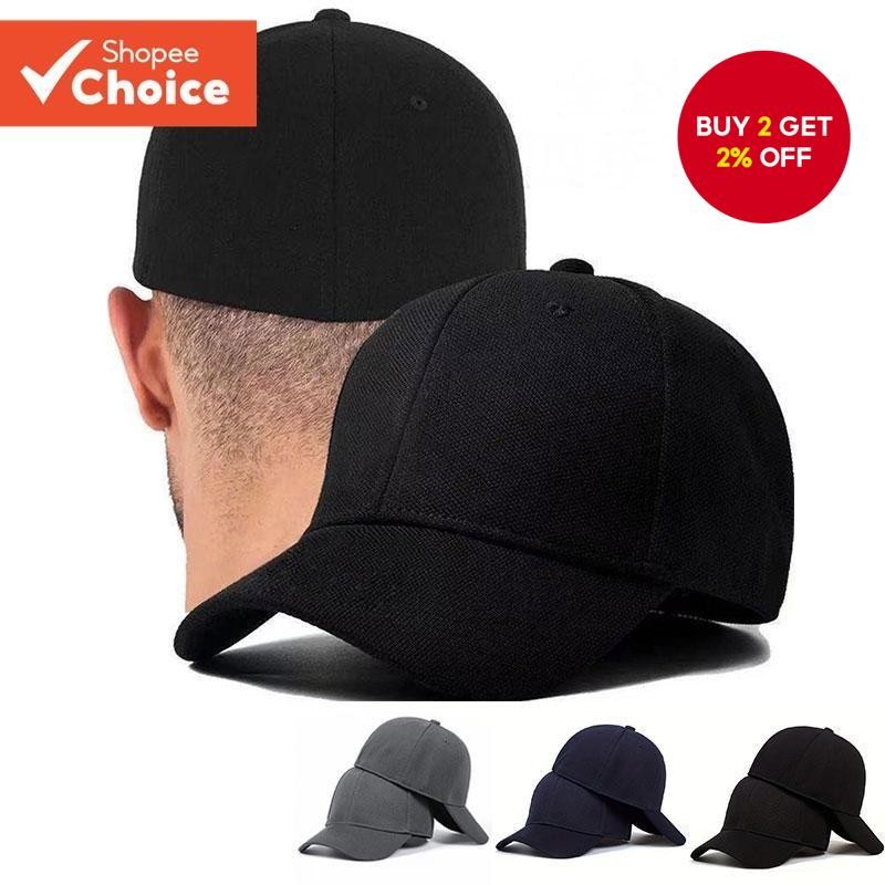 Unisex Breathable Baseball Cap Solid-Color Sun Protection Hat for ...