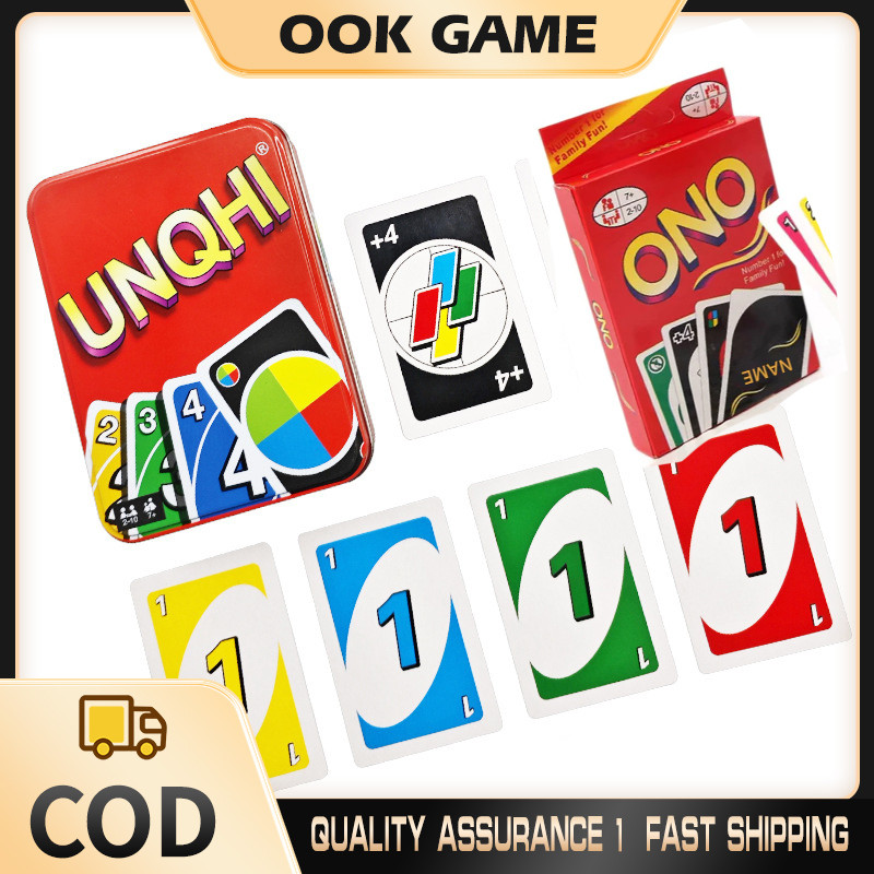 UNO&UNQHI Card Game: Multiplayer Family Party Board Game for All Ages ...