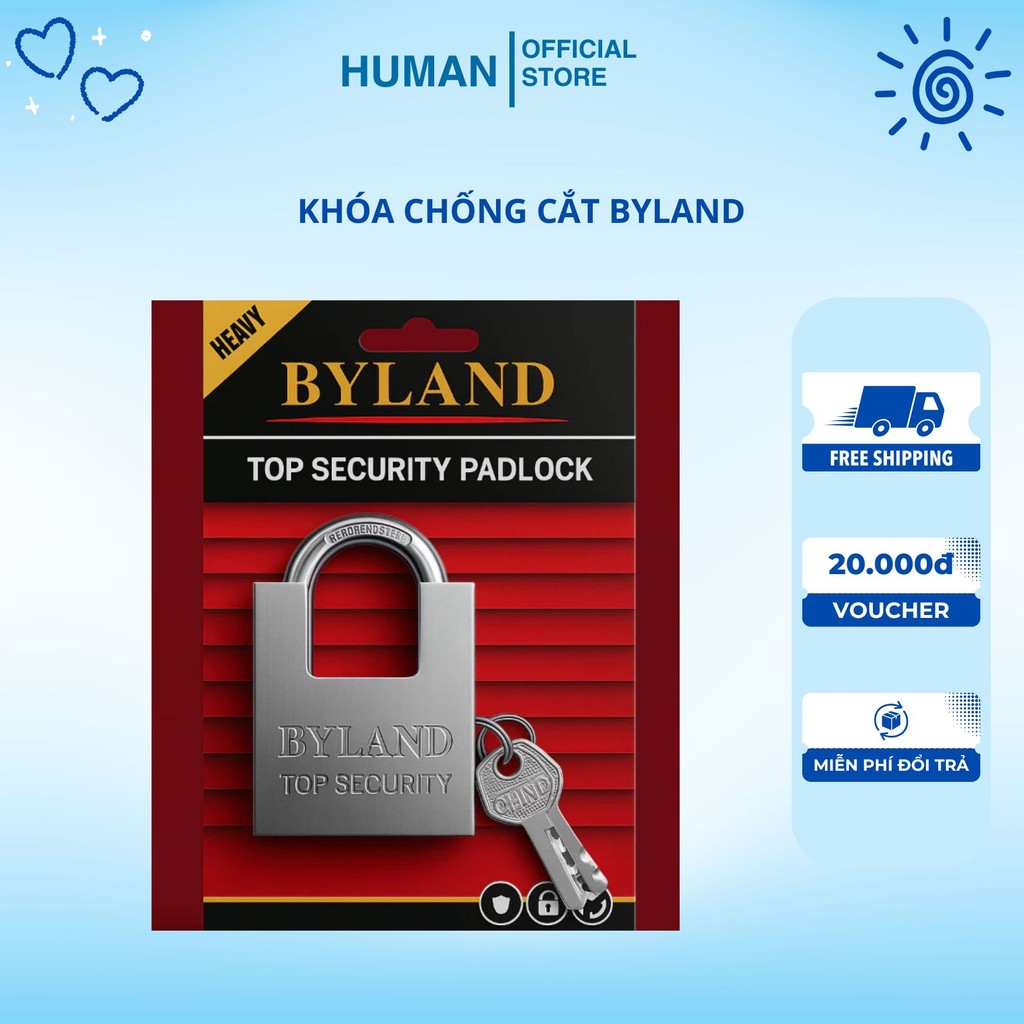 Byland 50mm anti-cut lock. | Shopee Philippines