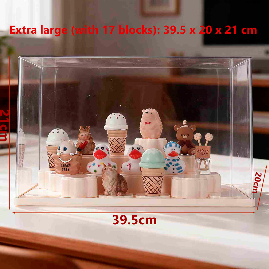 Tome Transparent Display Rack Storage Building Block Stacking Toy ...