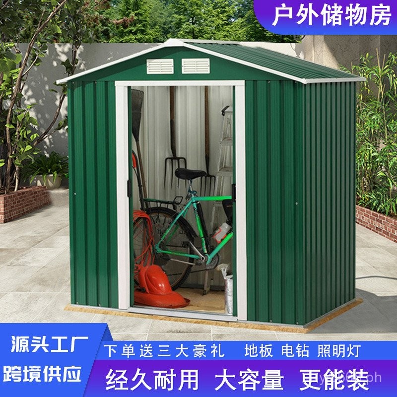 Outdoor Temporary Shed Utility Room Garden Household Assembly Rooftop ...