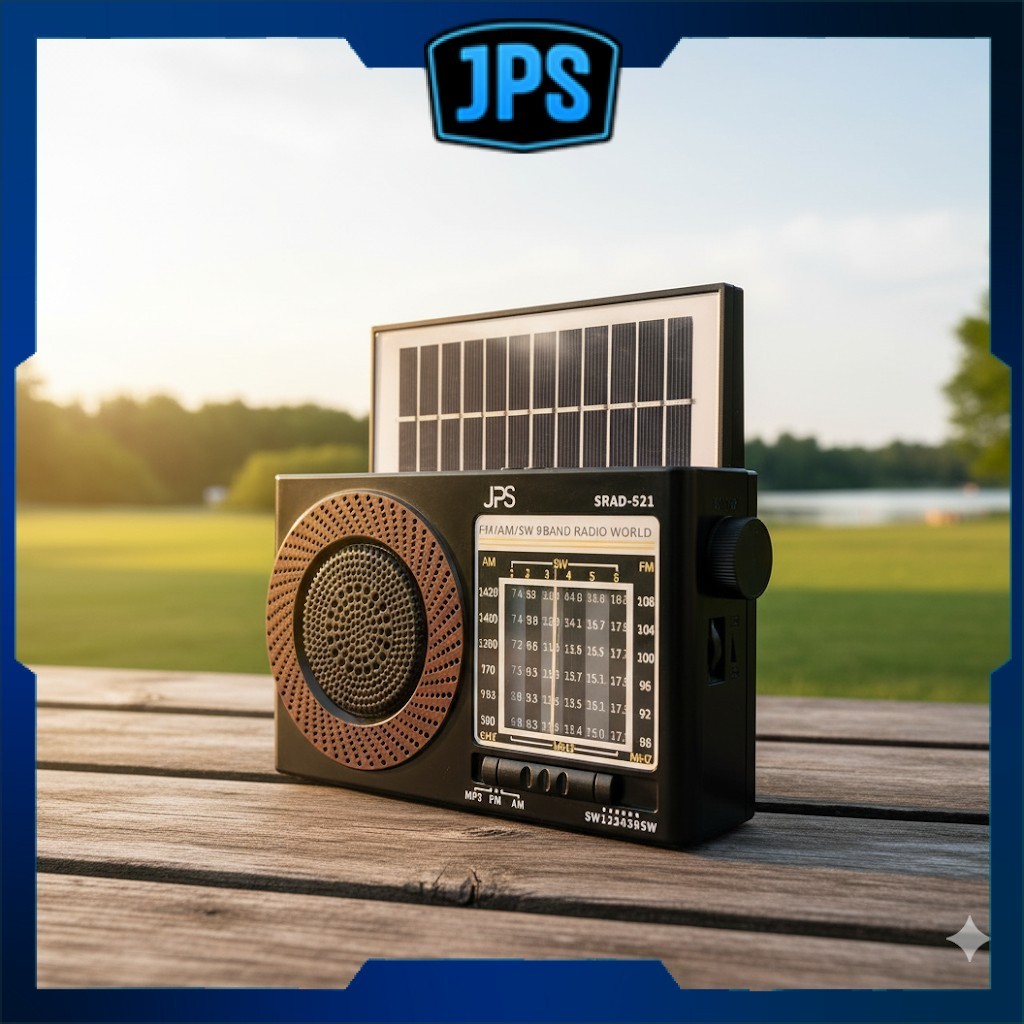 JPS Solar Radio FM AM MP3 BLUETOOTH with LED light | Shopee Philippines