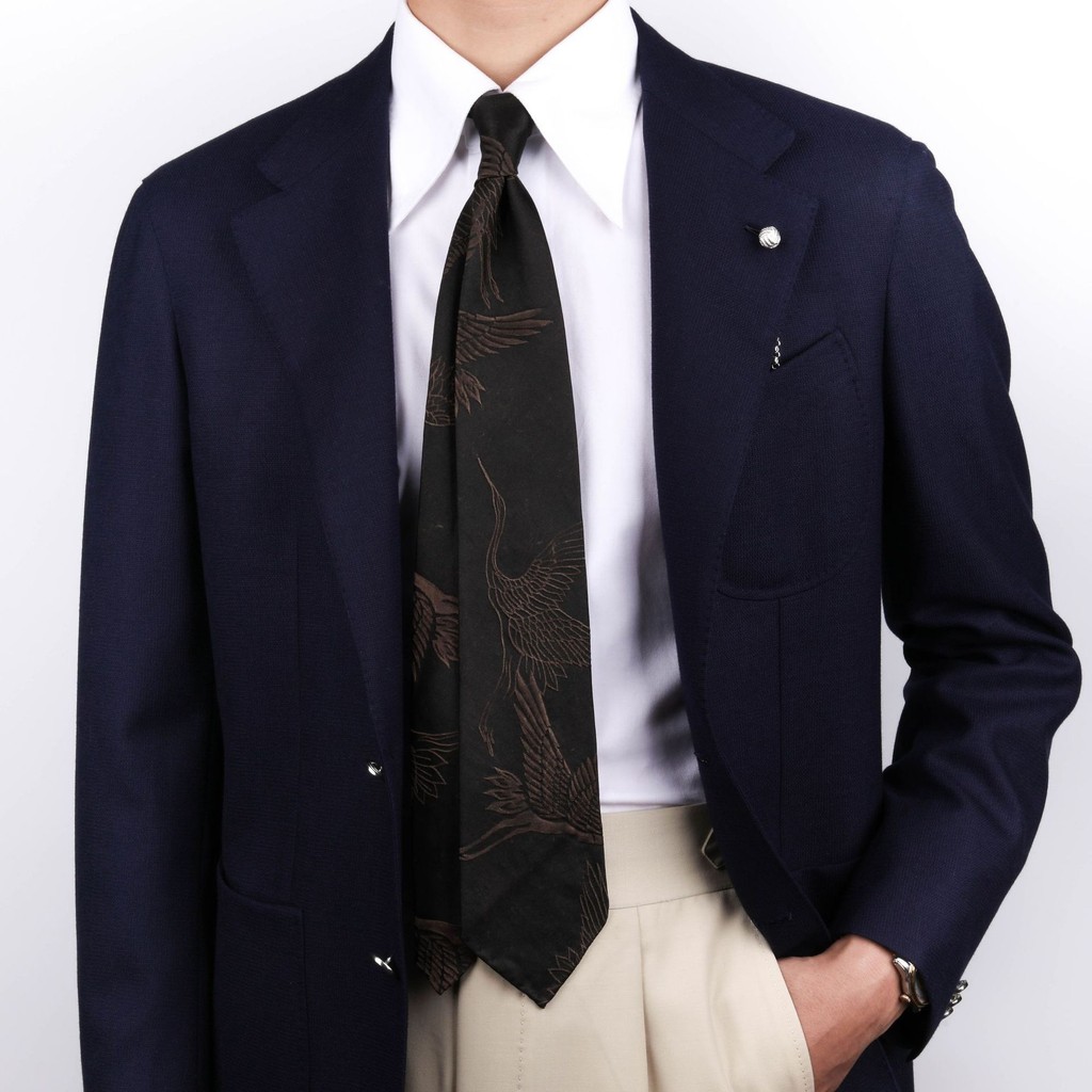 Mulberry Silk Xiangyun Silk Handmade Three-fold Tie National Style ...