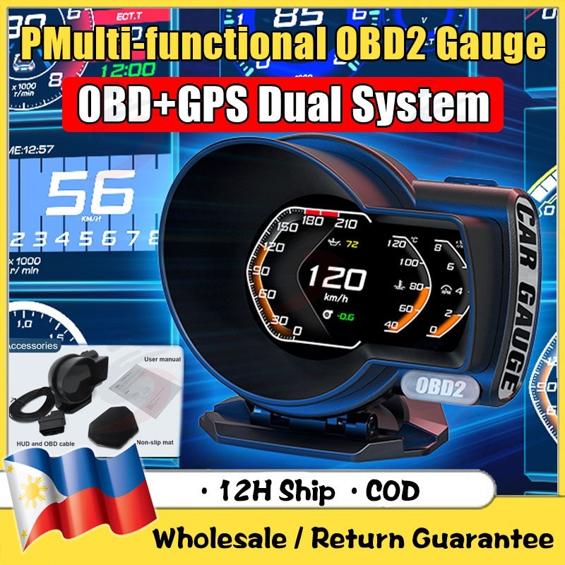 F8 Digital Speedometer for Car, Car Head Up Display, Multifunction Dual ...