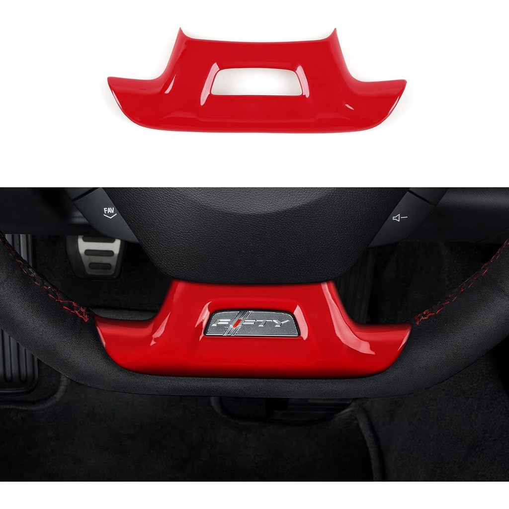 Car ABS Carbon Fiber Decal Bottom Sticker Interior Trim Cover Red for ...