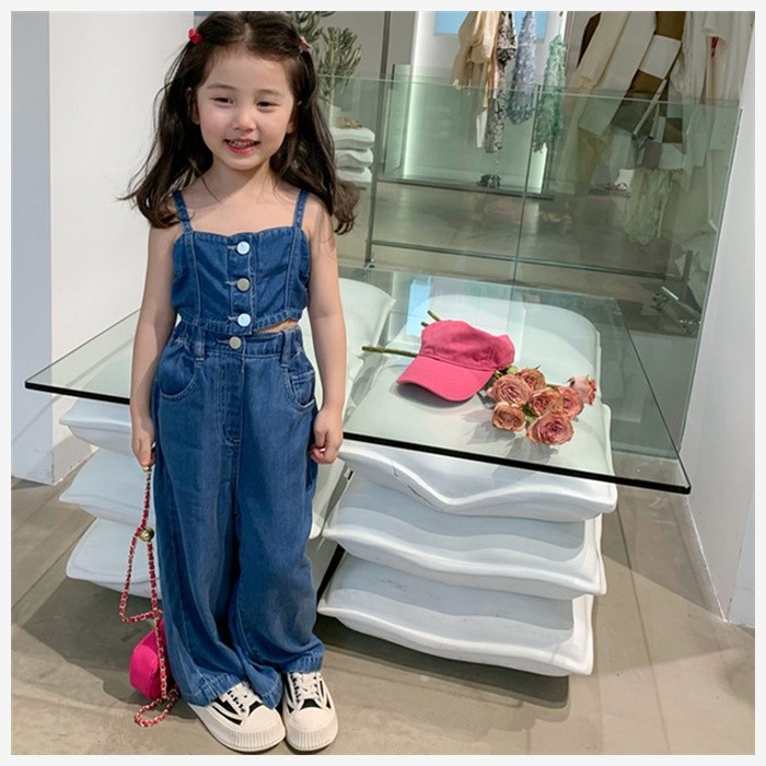 Cod Summer Baby Toddler And Girl Cotton Slim Short Sleeveless Strapless ...