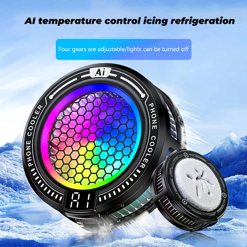 Mobile Phone Cooler with Light Semiconductor Freeze Magnetic Back ...