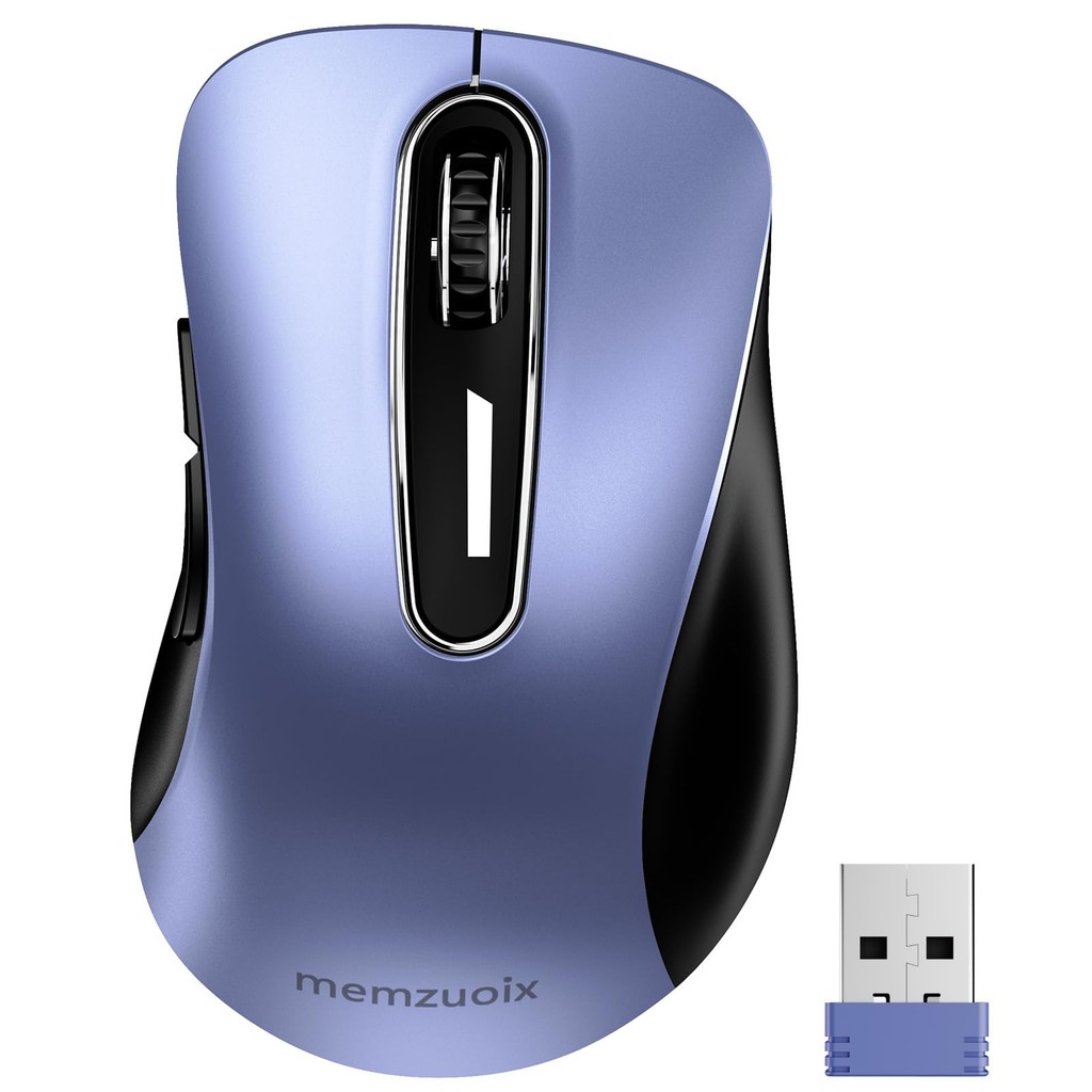 Memzuoix 2 4g Wireless Mouse 1200dpi Optical Cordless Usb Receiver