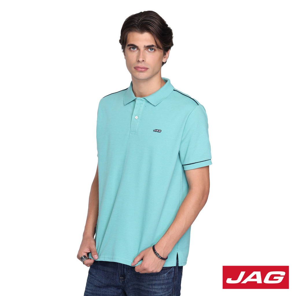 Jag Men's Polo Shirt American Vintage Fit Ottoman - 91PG3000 | Shopee ...