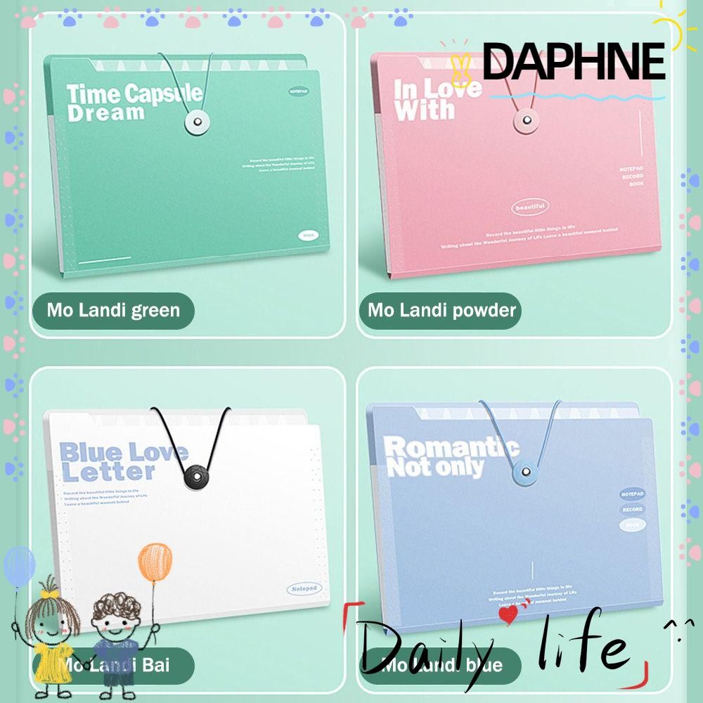 DAPHNE A4 File Folder, Waterproof Test Paper Storage Organ Bag ...