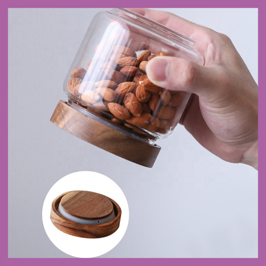 Acacia Lid Storage Jars 300ml | Shopee Philippines