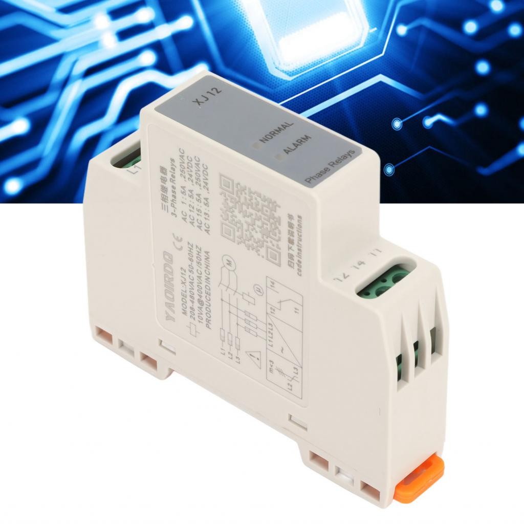 Phase Loss Relay Lightweight 208‑480VAC Motor 3 Sequence Sturdy for ...