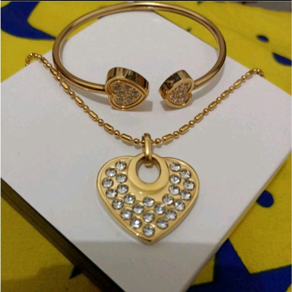 1 SET Quantum Pendant Bio Energy Gem Health Necklace - Bracelet ...
