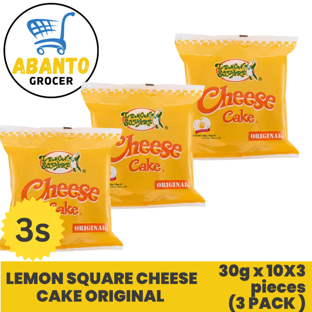 Lemon Square Cheese Cake Original 30Gx10x3 (3 PACK) | Shopee Philippines