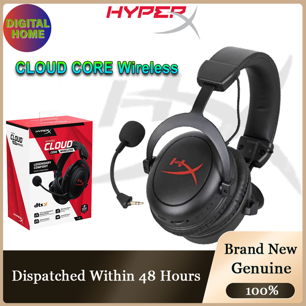 Hyper X Cloud Core Wireless Gaming Headset - Upto 80Hrs / Memory Foam ...