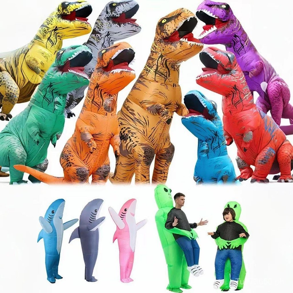 Performance Stage Costume Inflatable Suit Halloween Costume Shark Doll ...