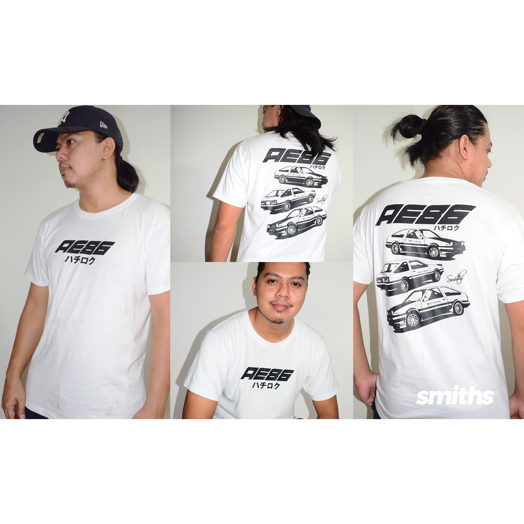 Toyota Ae86 Initial D Shirt Smiths Clothing | Shopee Philippines
