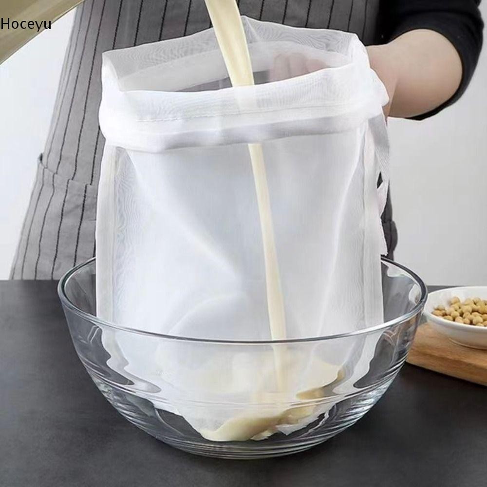 HOCEYU Cheese Cloth Filter Bags, Filter Nylon Tofu Strainer, Healthy ...