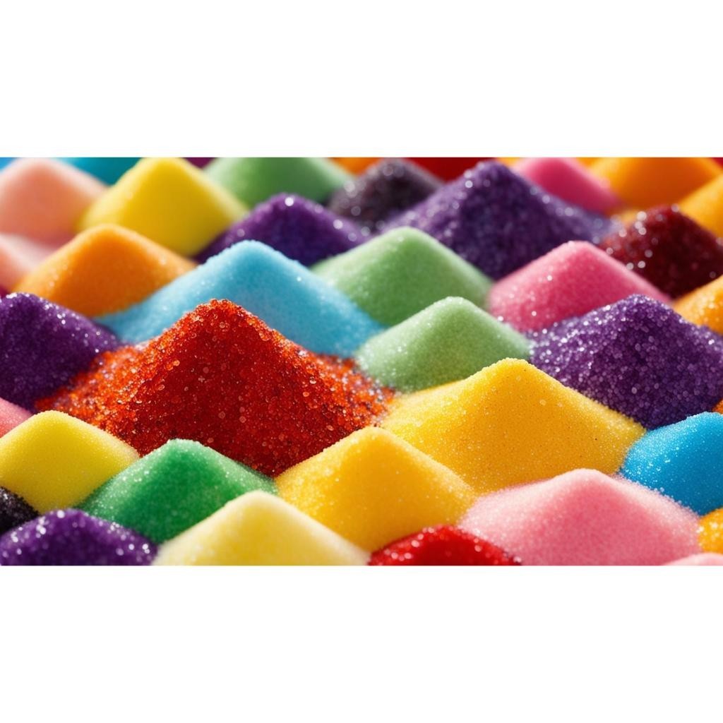 Colored Sugar 100g Sanding Sugar LA KREMA Pastry Toppings Cotton Candy ...