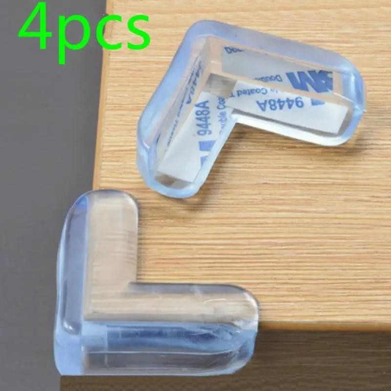 4 PCS /1 PC Child Safety Transparent Silicone Protector Table Corner ...