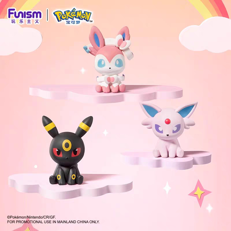 Genuine Pokemon Little Adventure Series Second Eevee Family Fairy ...