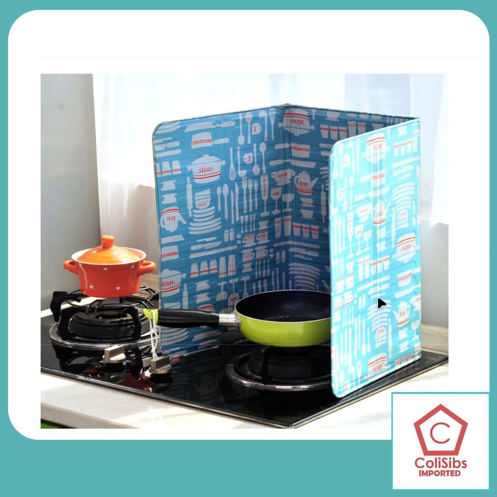 Large kitchen oil baffle cooking heat insulation anti-splash high ...