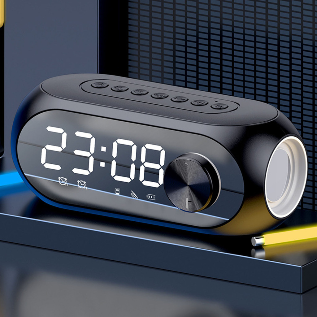 [Ready Stock] Portable Stereo Sound Box with Alarm Clock Radio FM Music ...