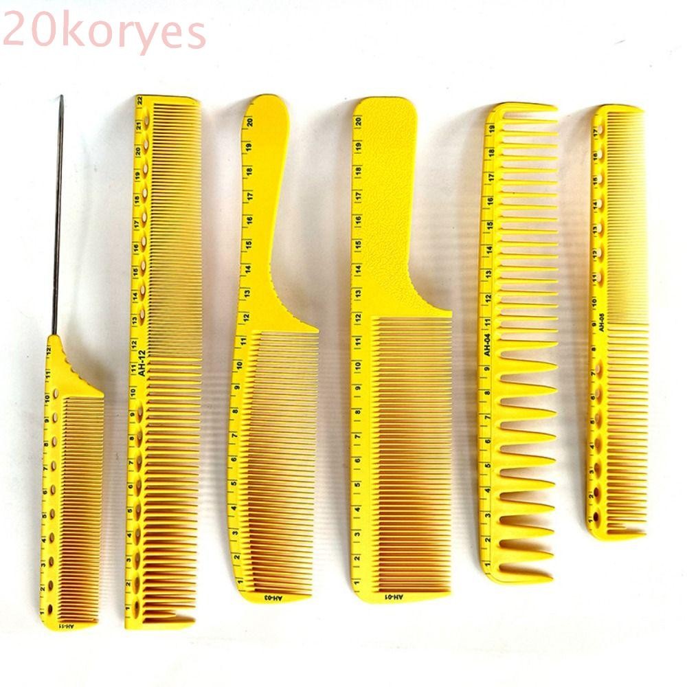 KORYES Laser Scale Hair Comb, Double-sided Professional Hair Cutting ...