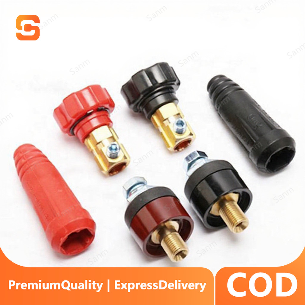 Welding Cable Connector Threaded Plug and Socket Set DKJ 50-70 400A 35 ...