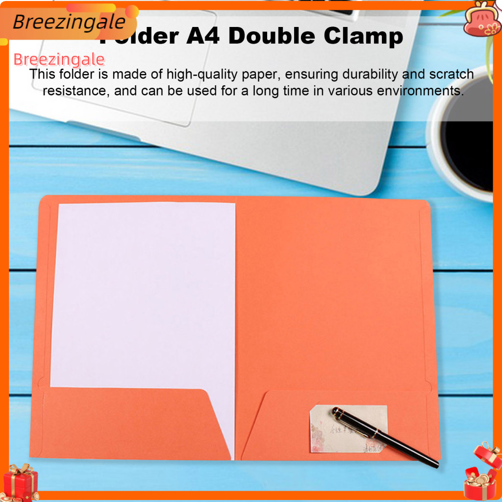 [BZ] Practical Document Storage Folder A4 Double File Folder Color ...