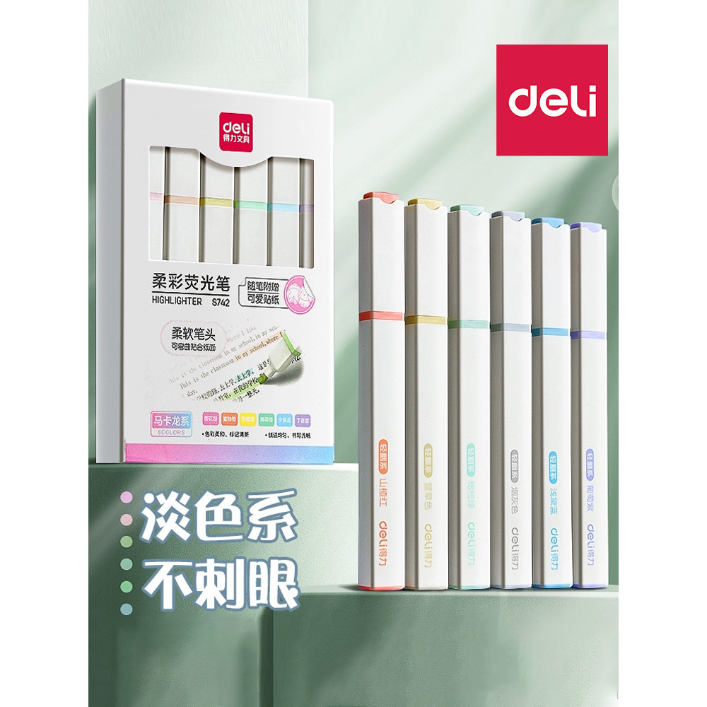 highlighter pen highlighters Deli Highlighter Key Fluorescent Marker ...