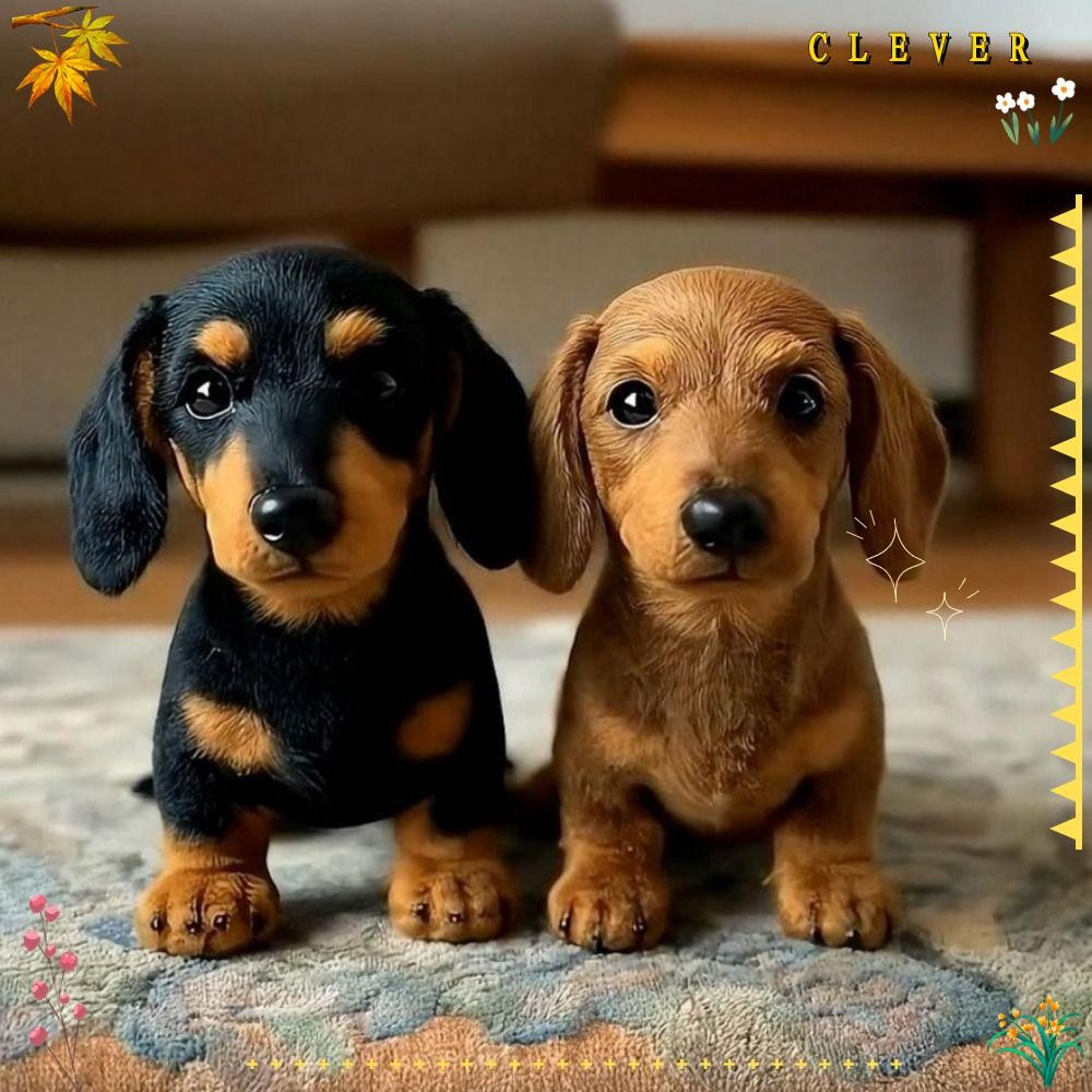 CLEVERHD Dog Plush Toy, Soft Cute Stuffed Animals Plush, Design ...