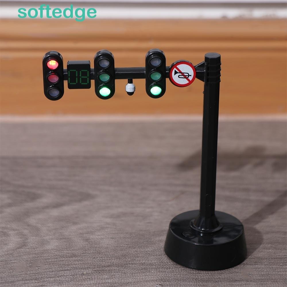 SOFTEDGE Traffic Toy Light Signs, Safety Model Mini Stop Model Toys ...