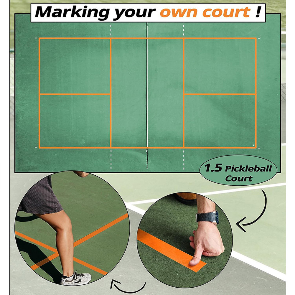 [Sunfayss.ph] 20M Outdoor Pickleball Court Tape Self-Adhesive ...