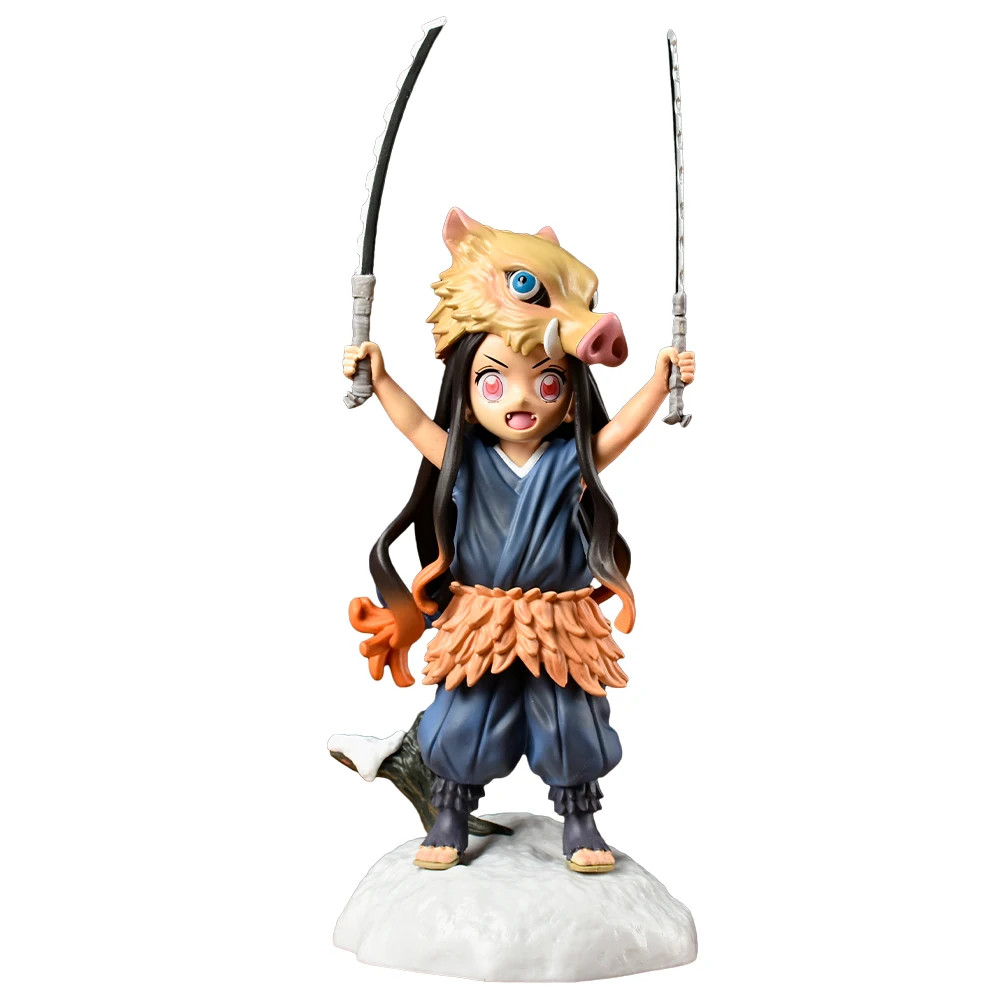 Demon Slayer Anime Figure Kimetsu No Yaiba 19cm Pig's Head Kamado ...