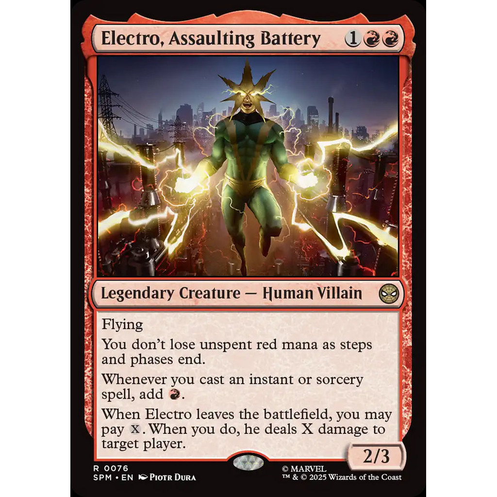 Electro, Assaulting Battery [Marvel's Spider-Man] | Shopee Philippines