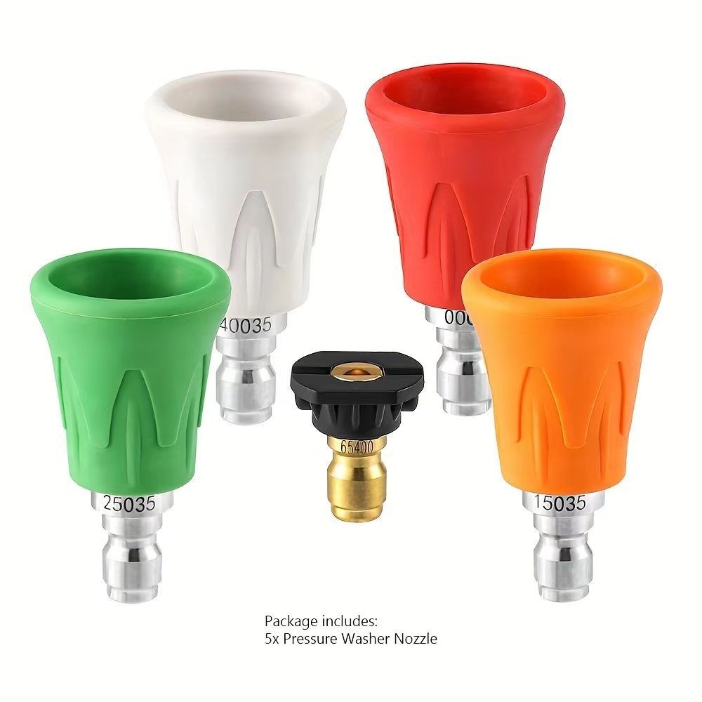 High Pressure Car Washing Machine 1/4 Quick Plug Connector Color Nozzle ...