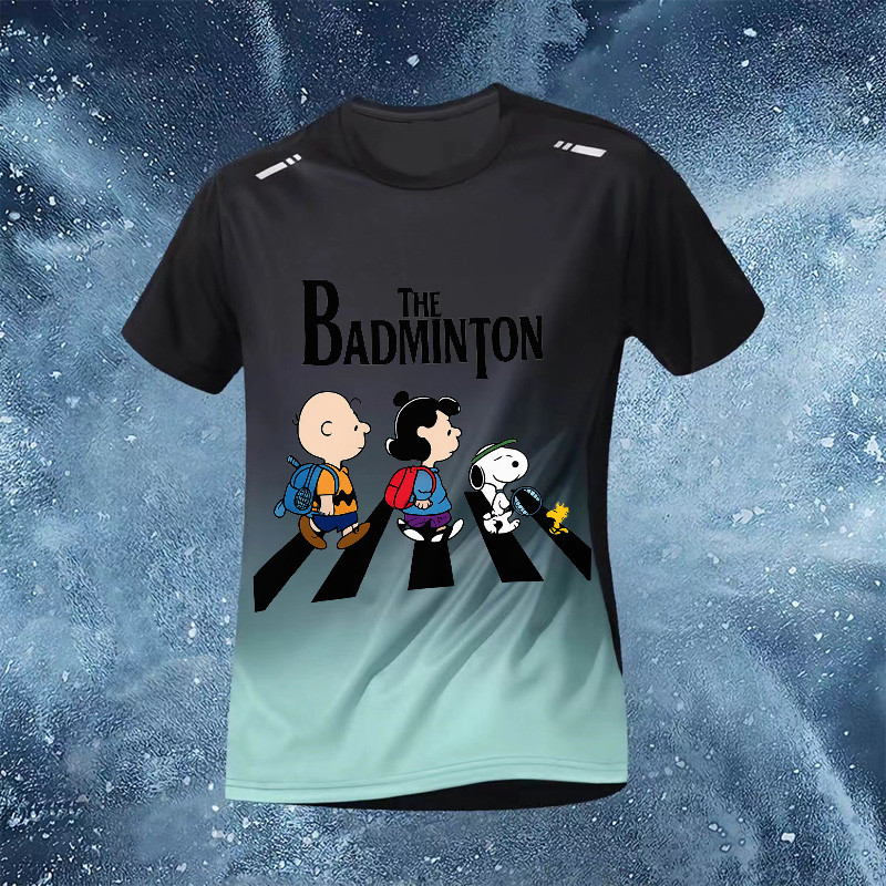 Fashion new YONEX badminton jersey unisex couple outfit quick drying sweat wicking gradient ...