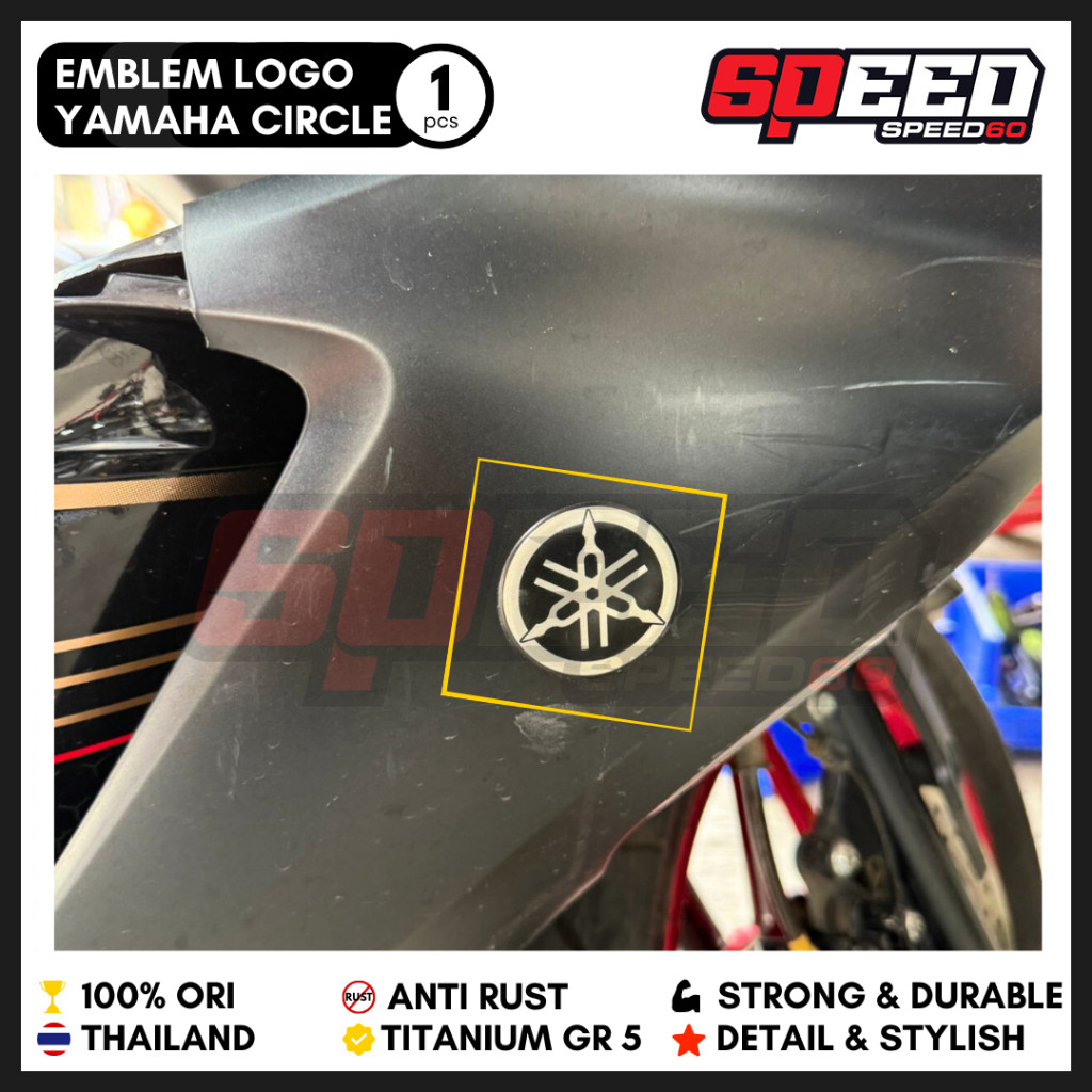 Yamaha Right Body Logo Emblem Xmax Nmax Aerox Lexi Mio Gear Project60 ...