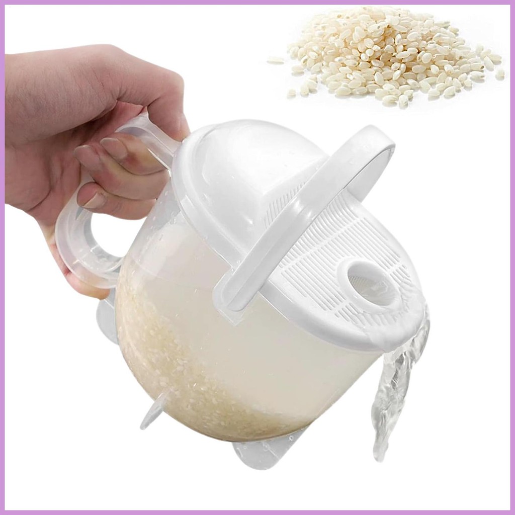 Rice Washer Strainer Bowl Rice Strainer for Washing Rice Quinoa ...