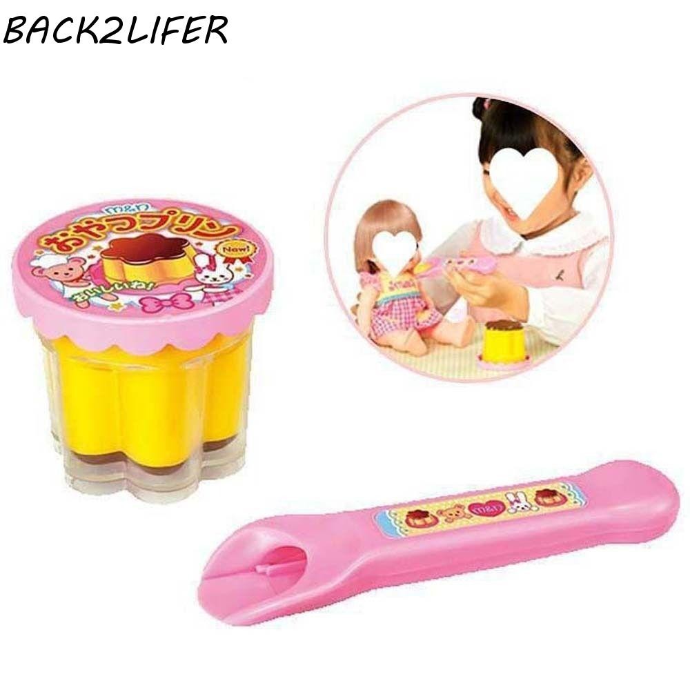 BACK2LIFER Pudding Feeding Toy, Role Play Simulation Strawberry Pudding ...