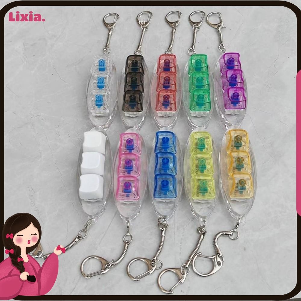LIXIA Keycap Pinch Toy, 3Keys DIY Button Keycap, Finger Keyboard ...