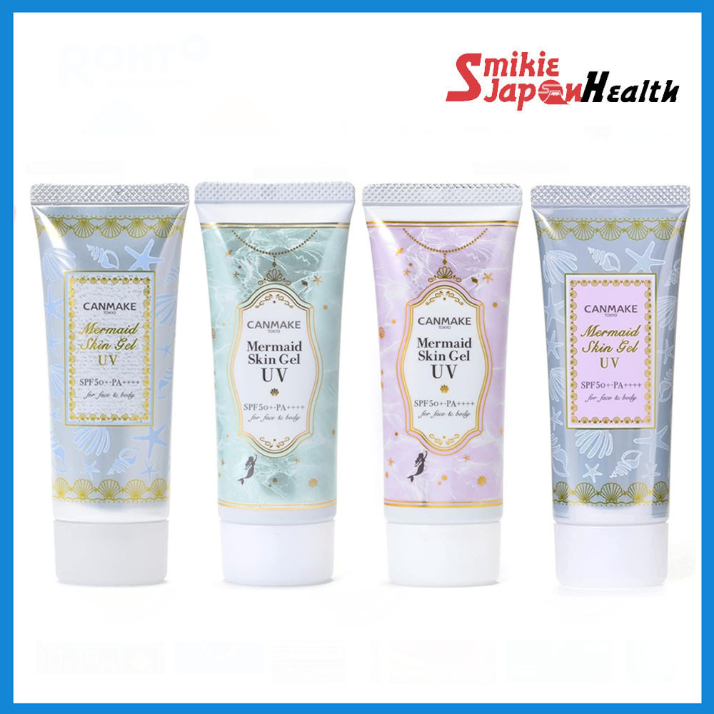 Canmake Tokyo Mermaid Skin Gel UV SPF50+ PA++++ 41g Sunscreen Makeup ...