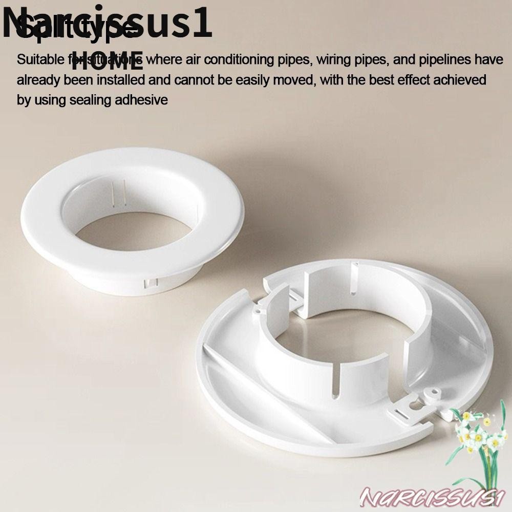 NARCISSUS Air Conditioning Pipes Cover, White Split Type Wall ...