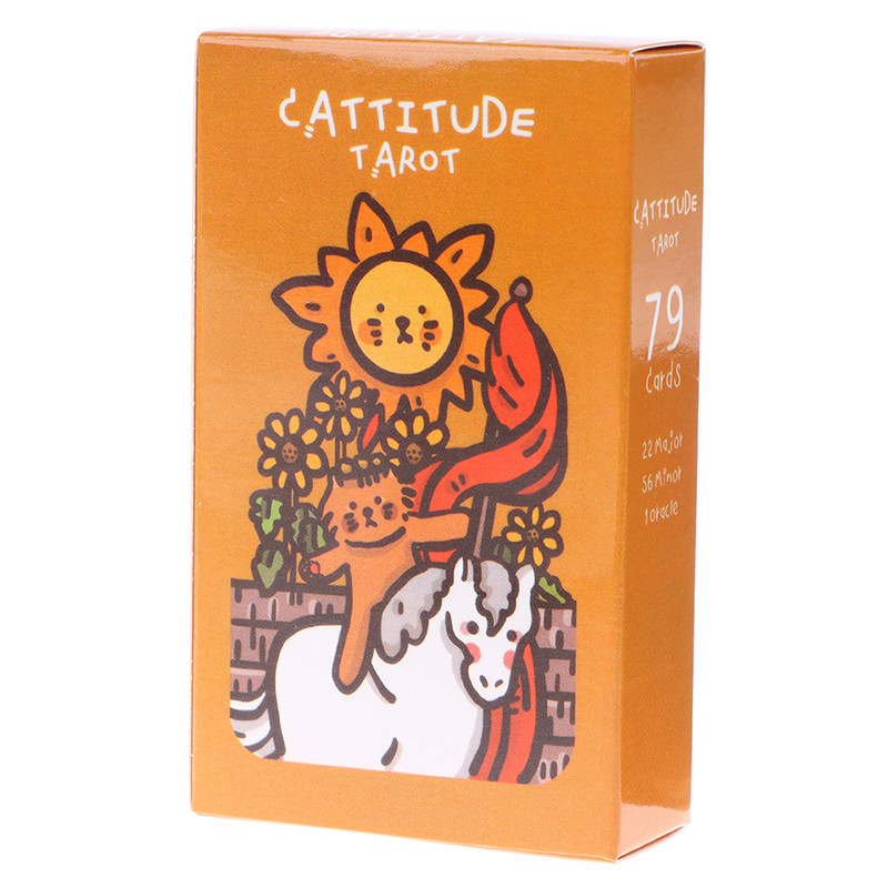 Funny House Cattitude Tarot Card Prophecy Divination Deck Family Party ...