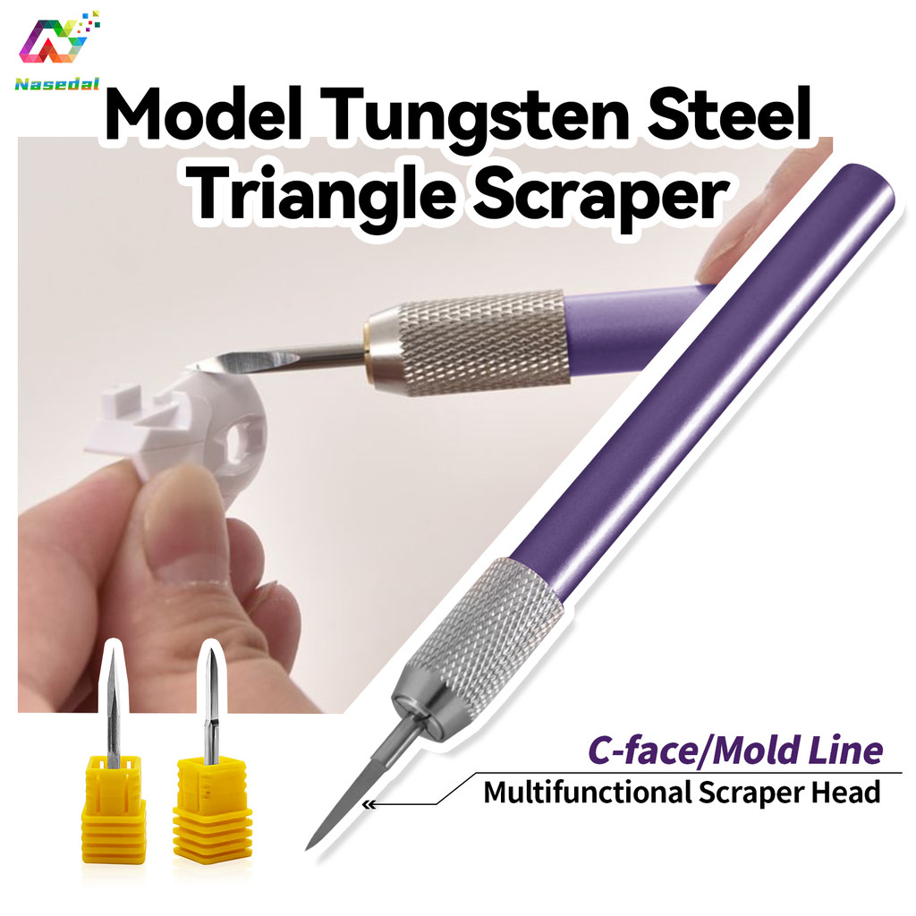 Tungsten Steel Scraper Knife for Gundam Model Making Tool Triangle ...