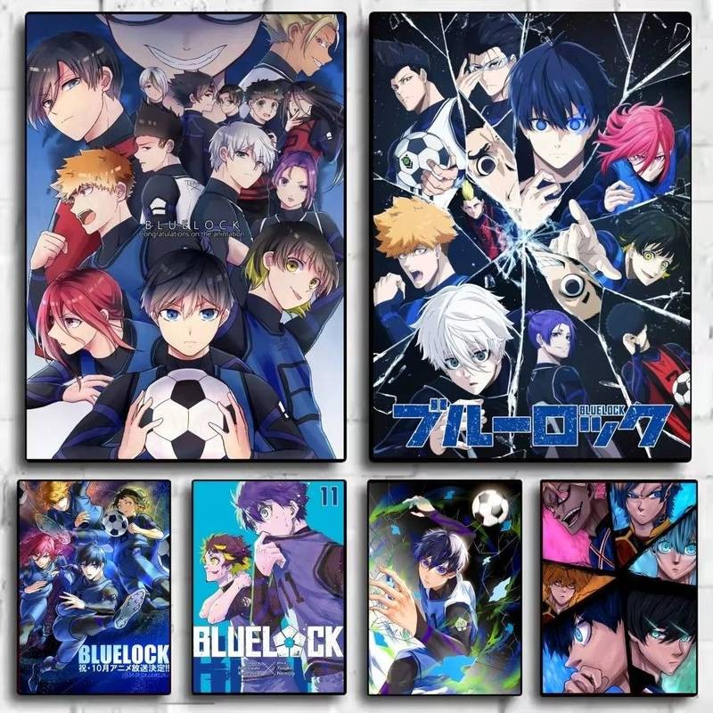 Popular Japanese Anime Blue Lock Posters HD art wall waterproof home ...